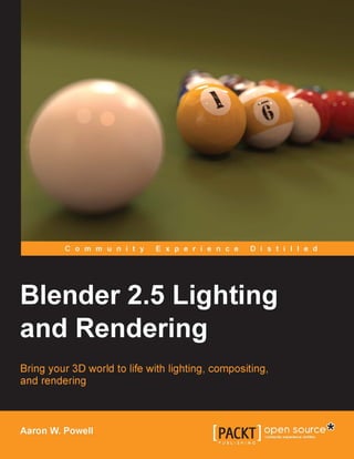 Blender 2.5 lighting and rendering | PDF