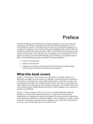 Blender 2.5 lighting and rendering | PDF