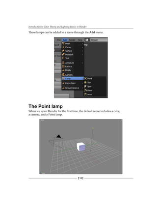 Blender 2.5 lighting and rendering | PDF