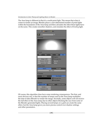 Blender 2.5 lighting and rendering | PDF