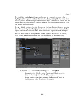 Blender 2.5 lighting and rendering | PDF