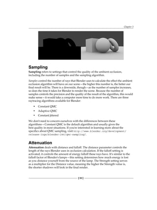 Blender 2.5 lighting and rendering | PDF