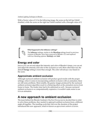 Blender 2.5 lighting and rendering | PDF