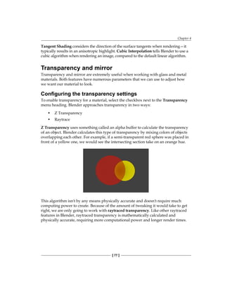 Blender 2.5 lighting and rendering | PDF