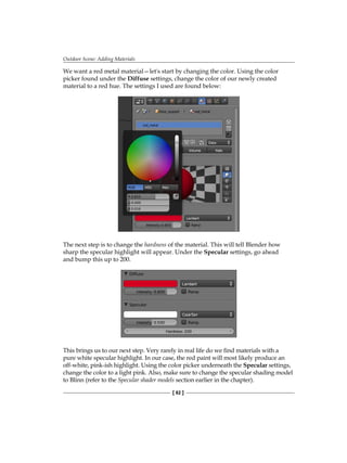 Blender 2.5 lighting and rendering | PDF