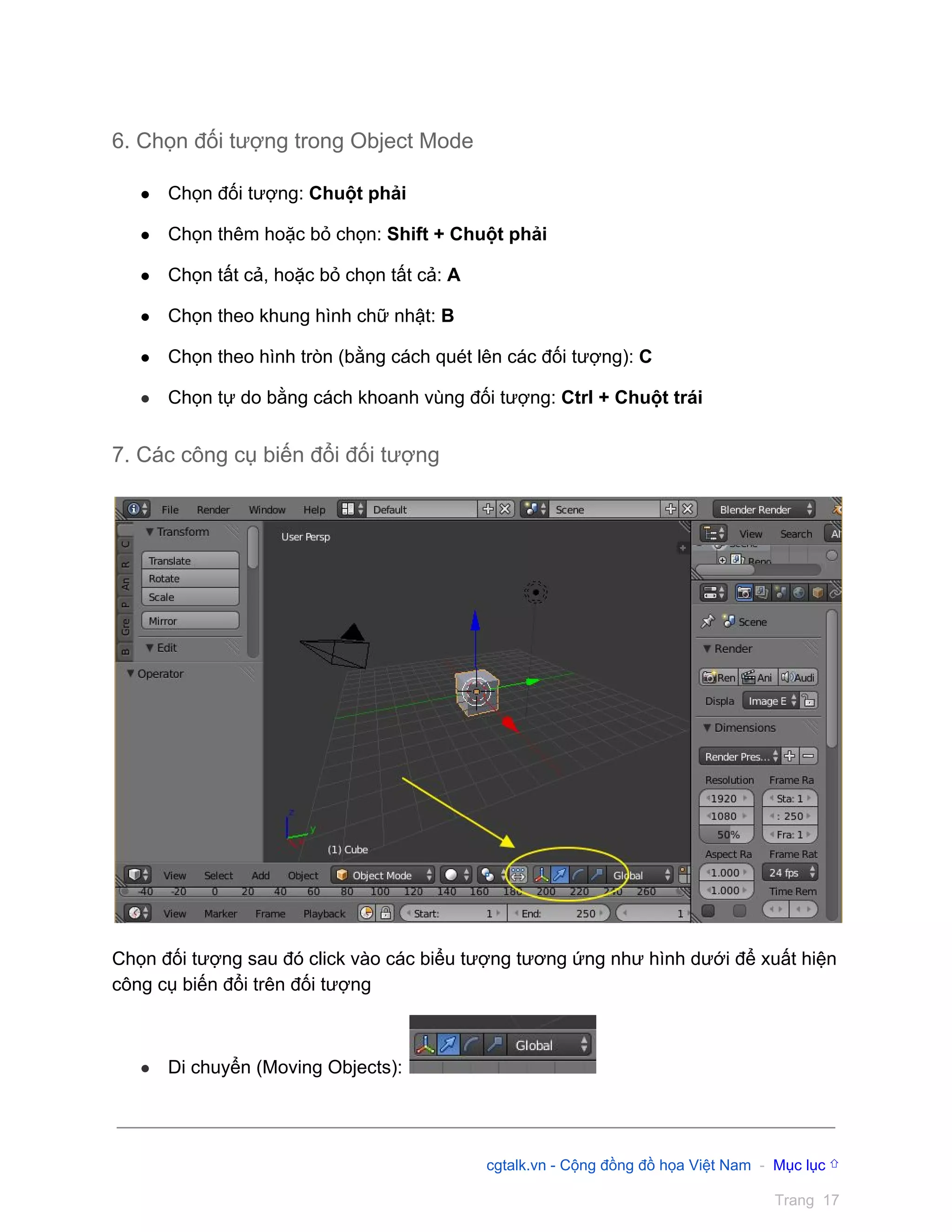 Giáo Trình 】Tài Liệu Nhập Môn Blender | PDF