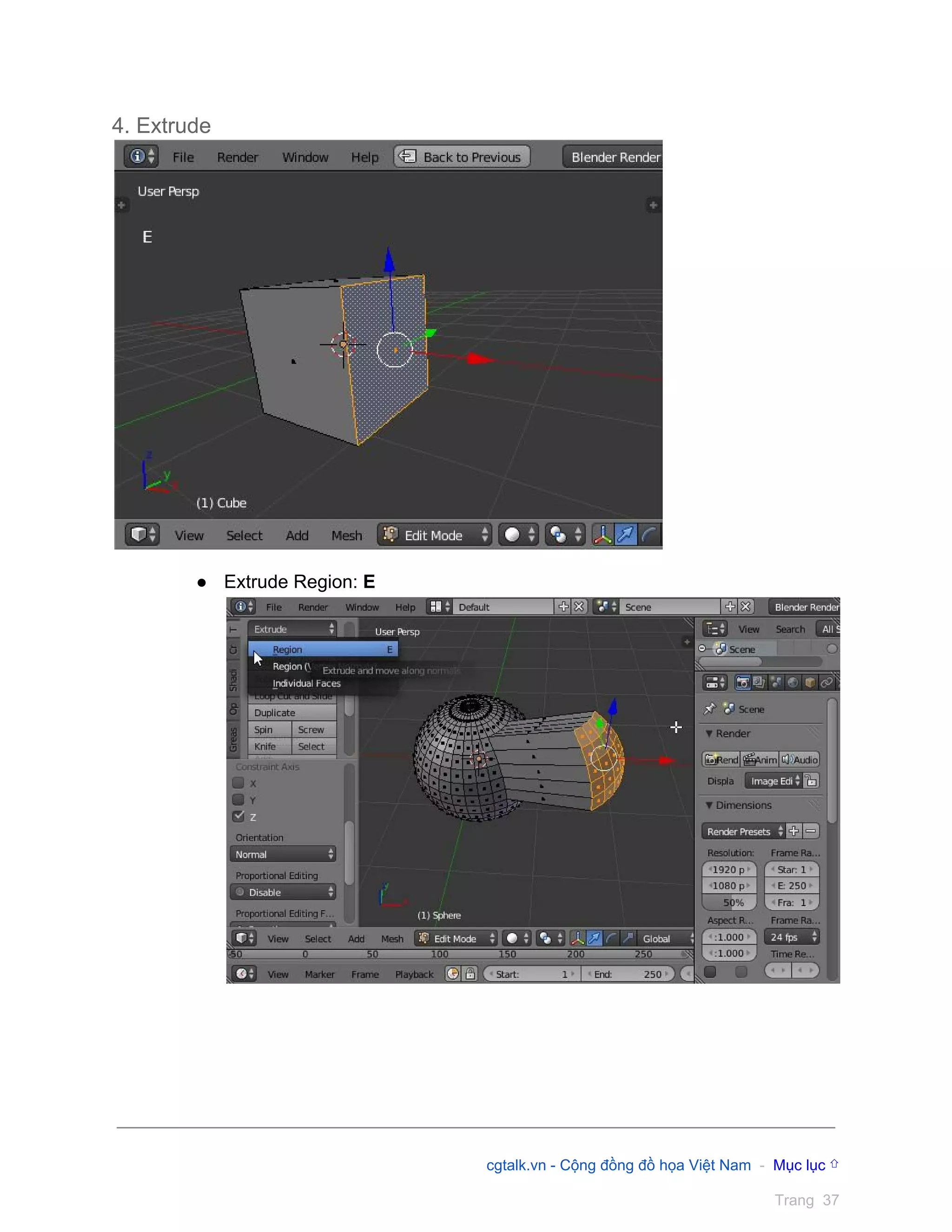 Giáo Trình 】Tài Liệu Nhập Môn Blender | PDF