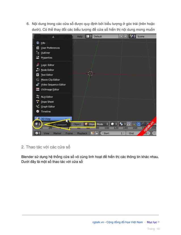 Giáo Trình 】Tài Liệu Nhập Môn Blender | PDF