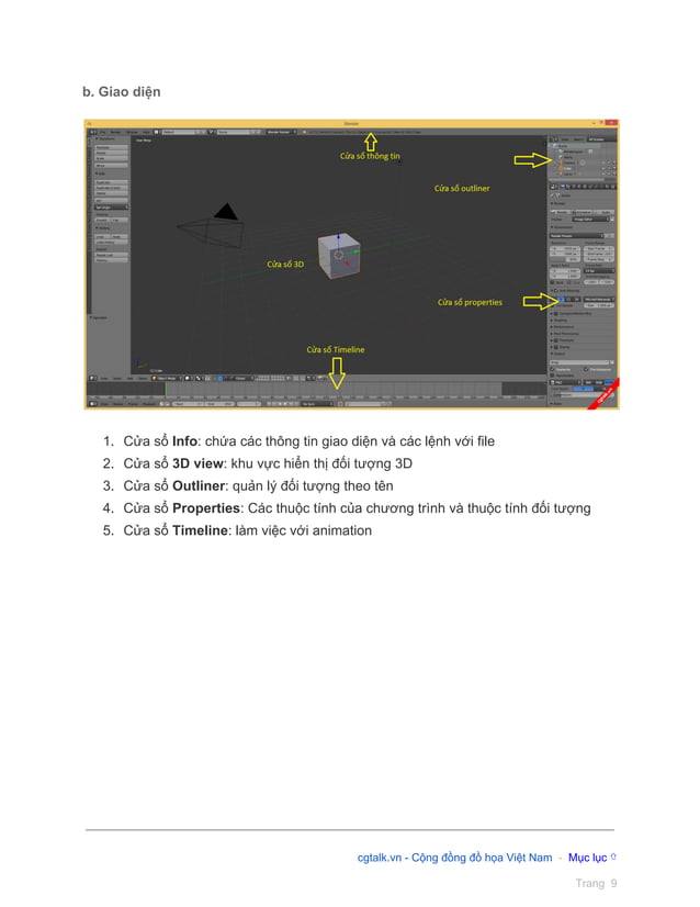 Giáo Trình 】Tài Liệu Nhập Môn Blender | PDF