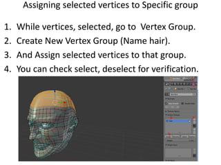 Creating Hair in Blender | PPTX
