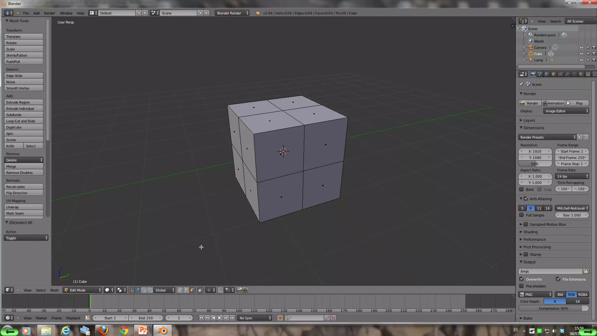 Blender exercisi 1 | PDF