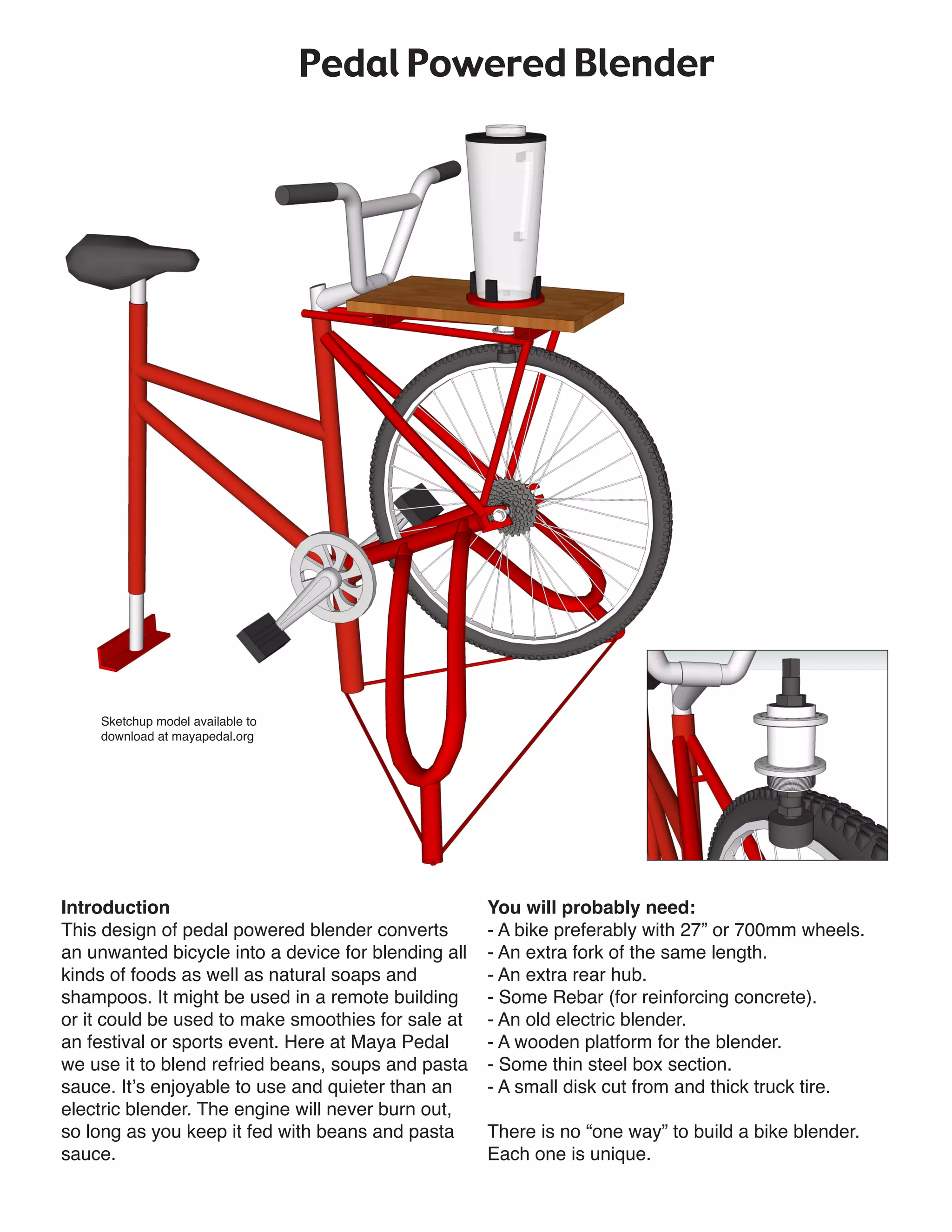 Blender fabrication | PDF | Home Appliances | Home & Garden