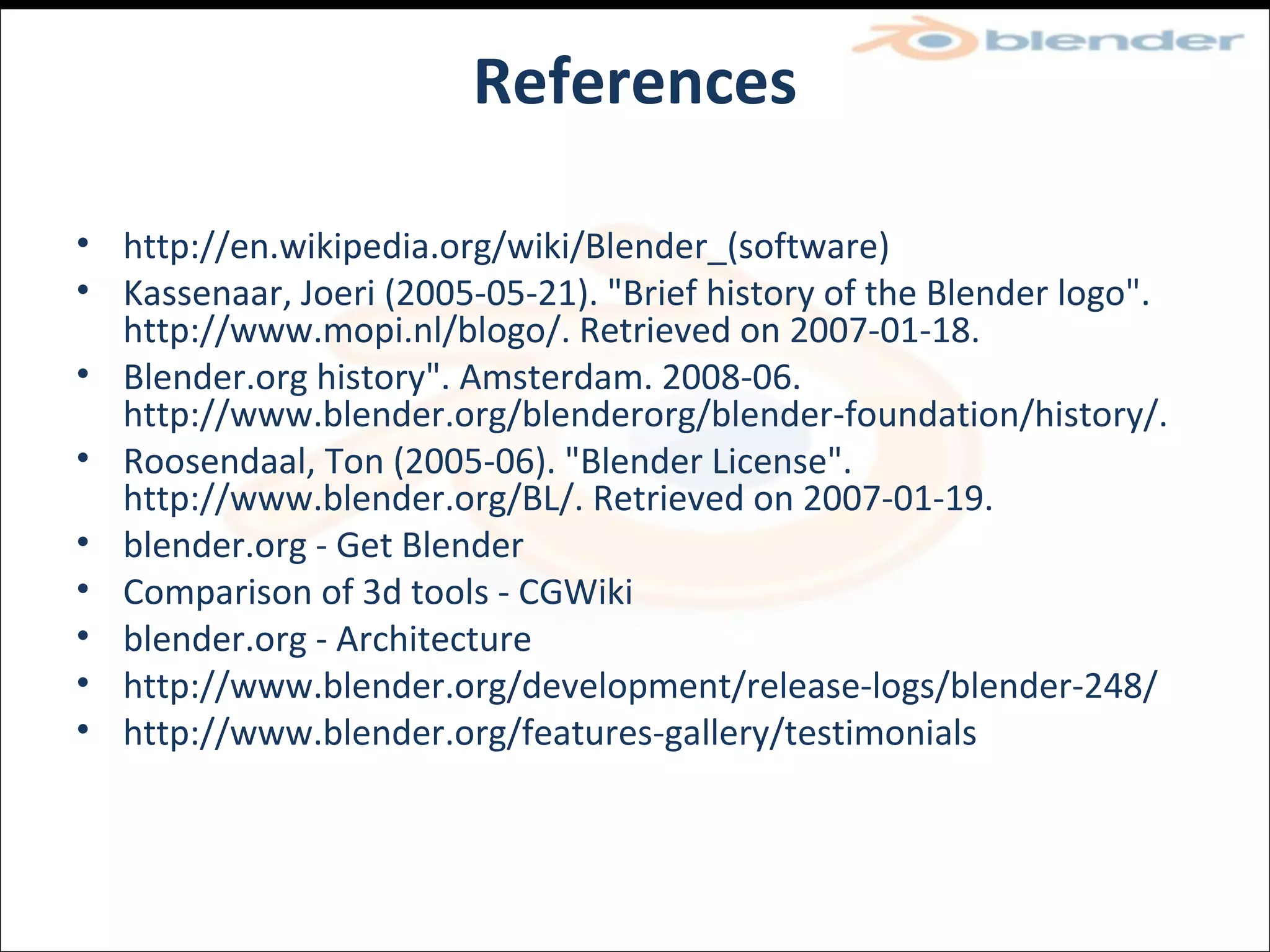 introduction to blender | PPT