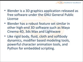 introduction to blender | PPT