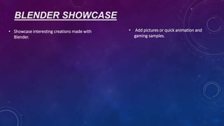 BLENDER products PPT for competitions.pptx