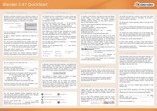 Pdf Tutorialb Blender | PDF