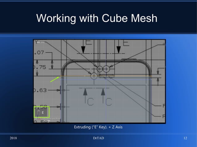 Drtad Blender Software Example 5 Modeling Based On Schematics Drawings Apple Iphone 5