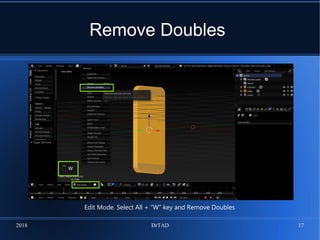 DrTAD Blender software. Example 5. Modeling based on schematics drawings (Apple IPhone 5 ...