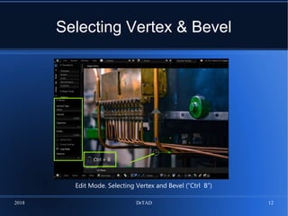 DrTAD Blender software. Example 7a. 3D Modeling of Pipes (Profile). Curves & Bevel. 3D Images as ...