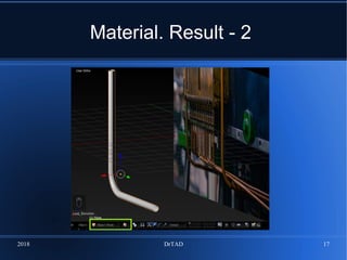 DrTAD Blender software. Example 7a. 3D Modeling of Pipes (Profile). Curves & Bevel. 3D Images as ...