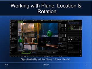 DrTAD Blender software. Example 7a. 3D Modeling of Pipes (Profile). Curves & Bevel. 3D Images as ...