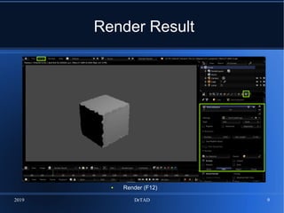 DrTAD Blender software. Particles. Quick Effects – Fur | PPT