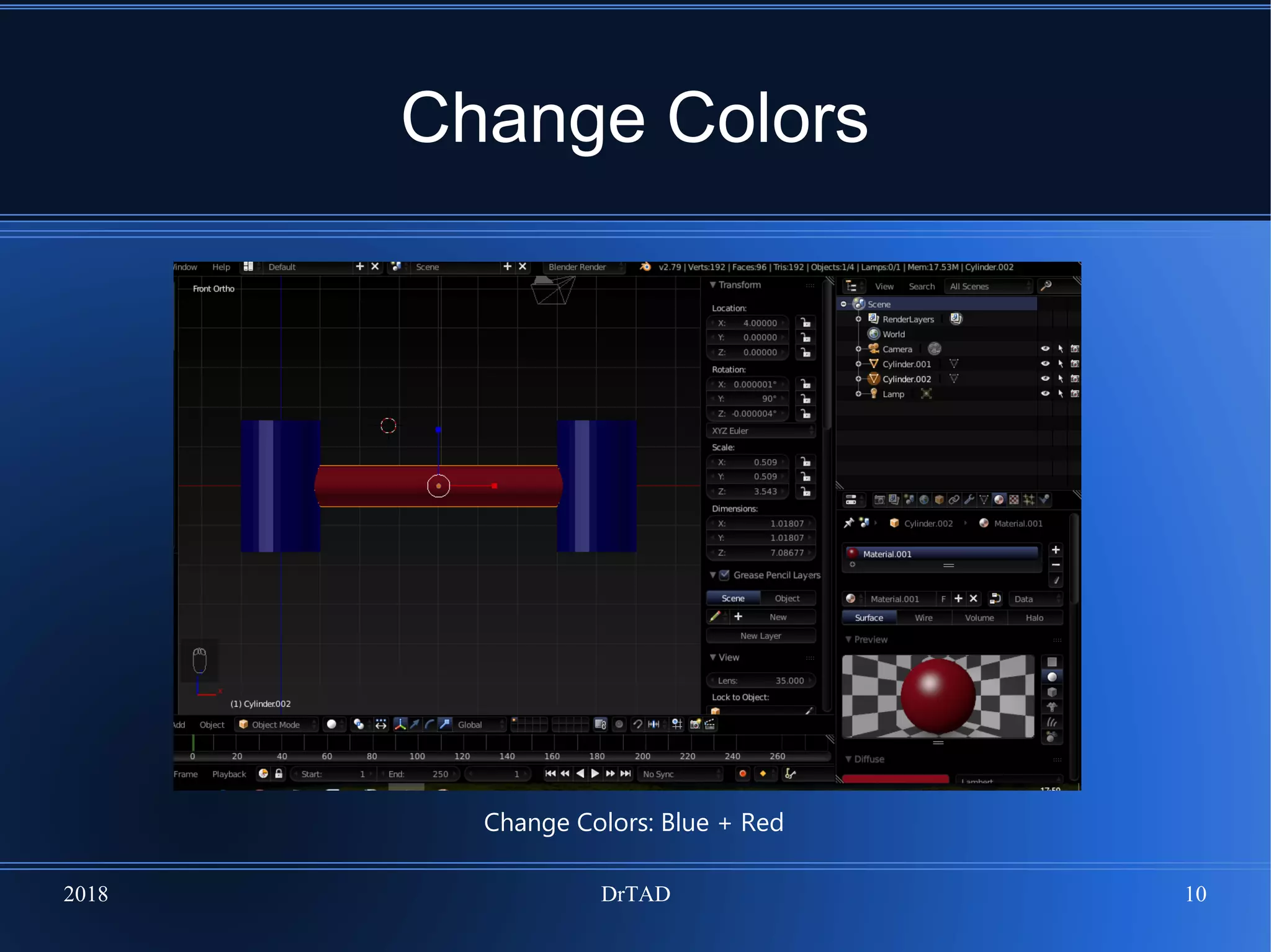 Drtad Blender Software Example 6а 3d Modeling Of Human Dna Array And Simple Deform Modifiers