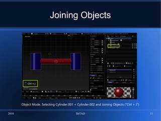 DrTAD Blender software. Example 6а. 3D Modeling of Human DNA. Array & Simple Deform Modifiers ...