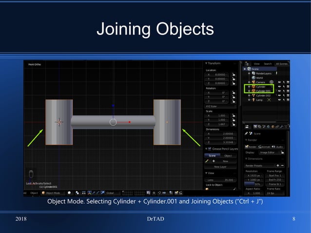 DrTAD Blender software. Example 6а. 3D Modeling of Human DNA. Array ...