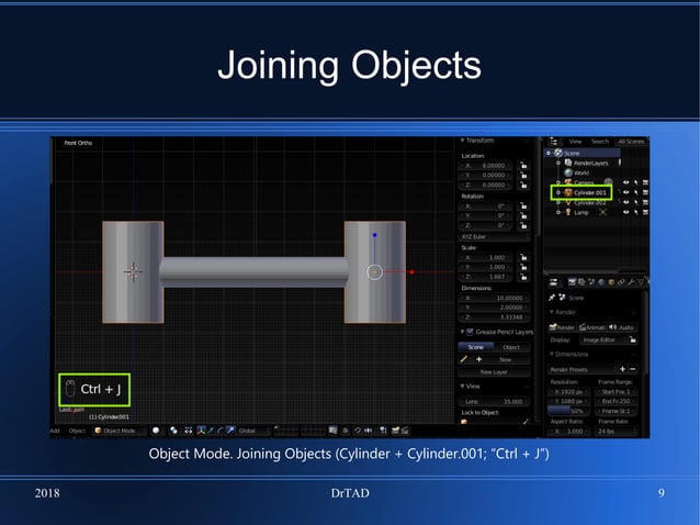 Drtad Blender Software Example 6а 3d Modeling Of Human Dna Array And Simple Deform Modifiers