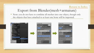 Blender to Unreal Tutorials | PPT