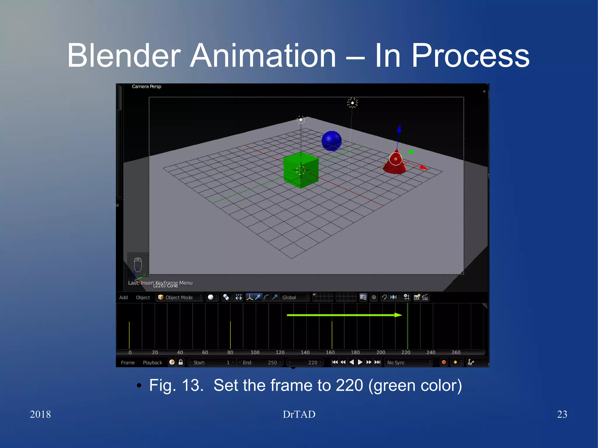 Drtad Blender Tutorial Animation Basics Keys Movement Ppt