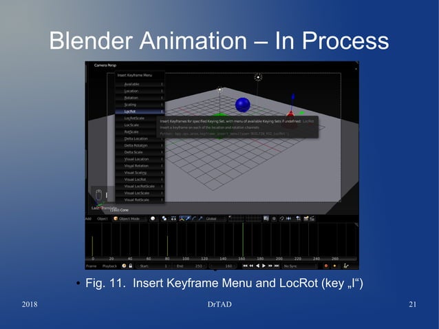 Drtad Blender Tutorial Animation Basics Keys Movement Ppt