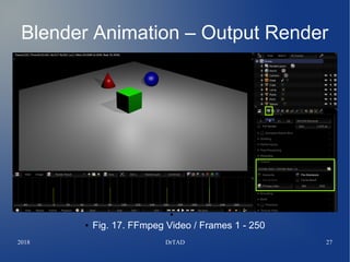 DrTAD Blender Tutorial Animation Basics - Keys - Movement | PPT