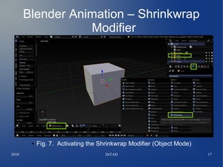 DrTAD Blender Tutorial Animation Basics - Morphing 2 objects with Shrinkwrap Modifier & Shape ...