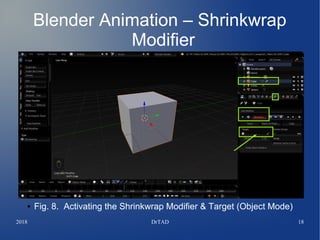 DrTAD Blender Tutorial Animation Basics - Morphing 2 objects with Shrinkwrap Modifier & Shape ...
