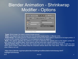 DrTAD Blender Tutorial Animation Basics - Morphing 2 objects with Shrinkwrap Modifier & Shape ...