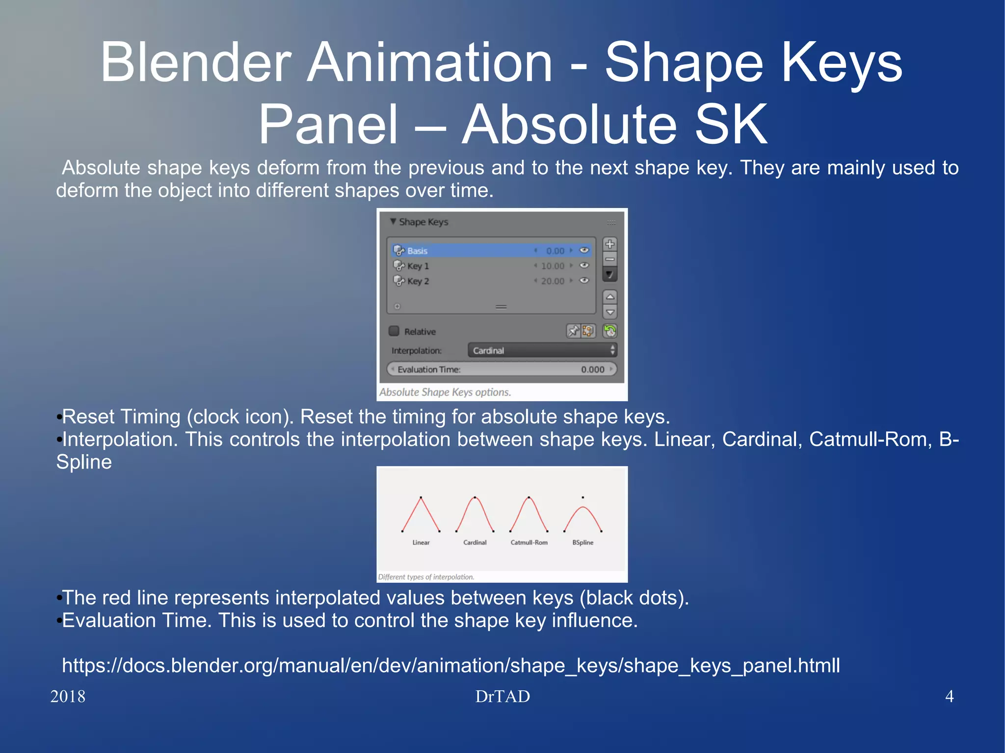 Drtad Blender Tutorial Animation Basics Transforming 3d Geometry With Shape Keys Ppt