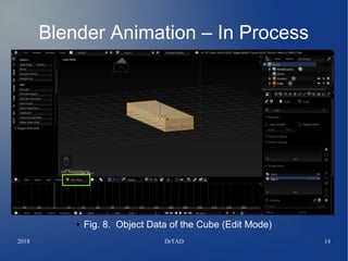 DrTAD Blender Tutorial Animation Basics - Transforming 3D geometry with shape keys | PPT