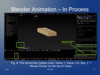 DrTAD Blender Tutorial Animation Basics - Transforming 3D geometry with shape keys | PPT