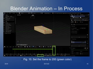 DrTAD Blender Tutorial Animation Basics - Transforming 3D geometry with shape keys | PPT