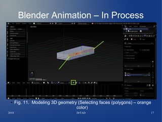 DrTAD Blender Tutorial Animation Basics - Transforming 3D geometry with shape keys | PPT