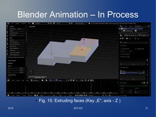 DrTAD Blender Tutorial Animation Basics - Transforming 3D geometry with shape keys | PPT