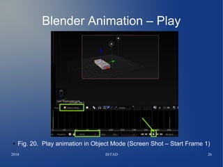 DrTAD Blender Tutorial Animation Basics - Transforming 3D geometry with shape keys | PPT