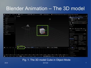 DrTAD Blender Tutorial Animation Basics - Transforming 3D geometry with shape keys | PPT
