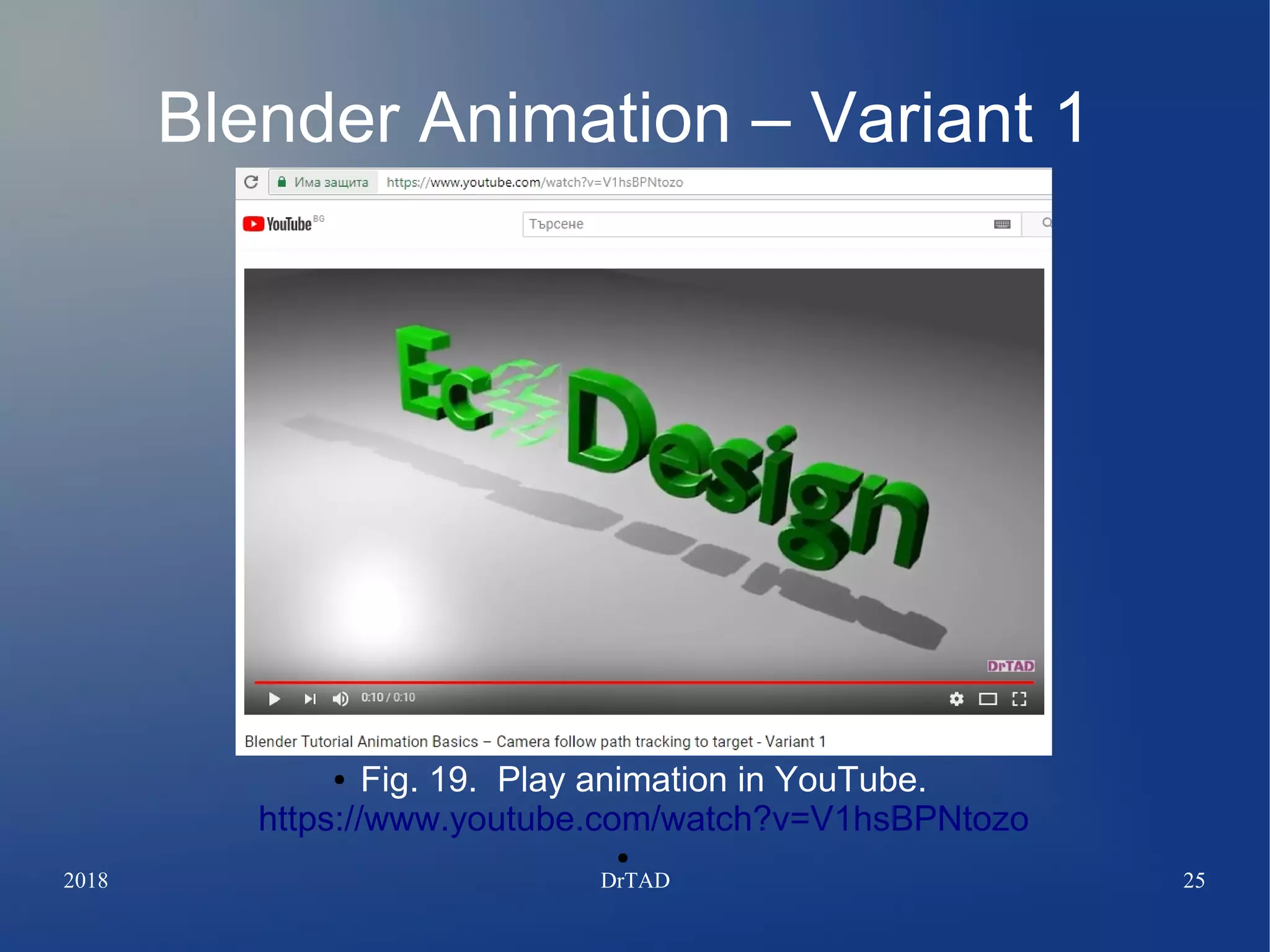 Blender Tutorial Animation Basics Camera Follow Path Tracking To Target Ppt