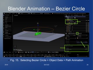 Blender Tutorial Animation Basics - Camera follow path tracking to target | PPT