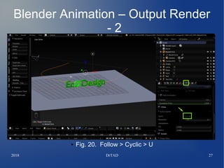 Blender Tutorial Animation Basics - Camera follow path tracking to target | PPT