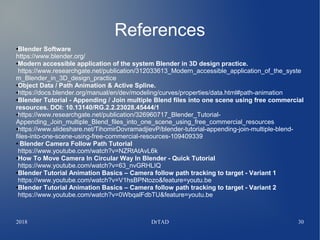 Blender Tutorial Animation Basics - Camera follow path tracking to target | PPT