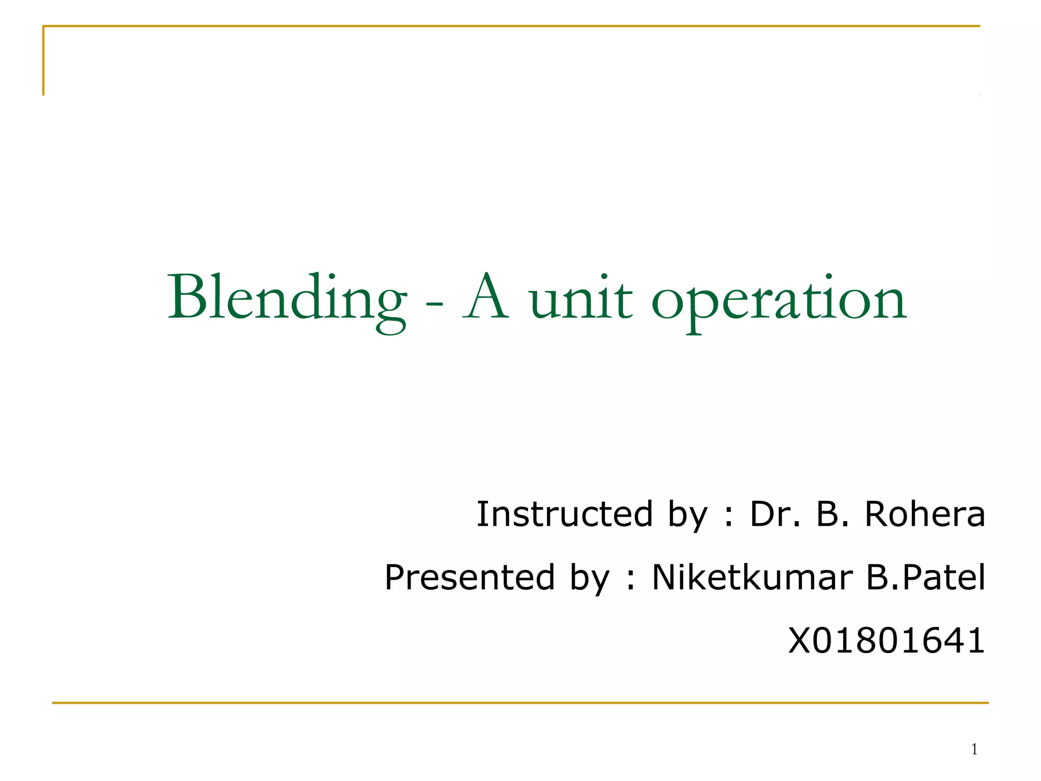 Blending | PPT